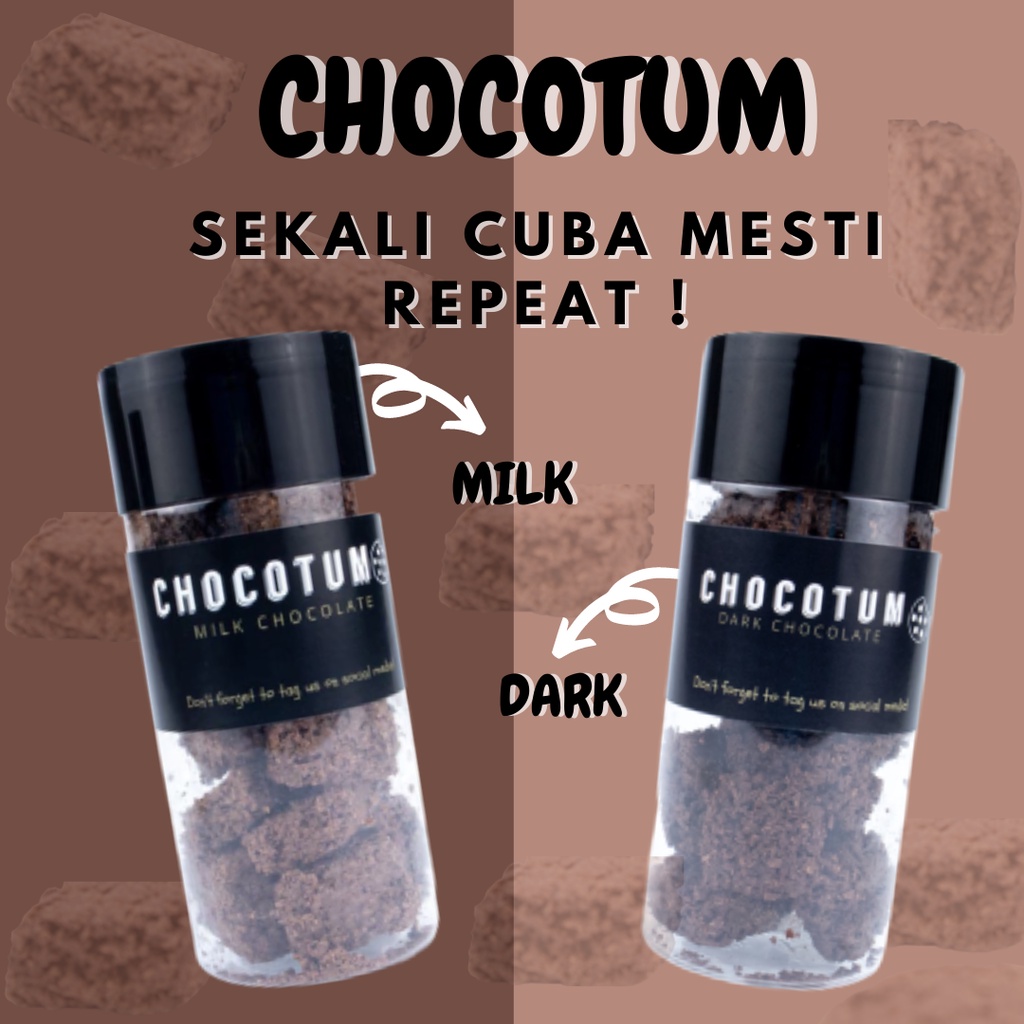 CHOCOTUM MILK CHOCOLATE AND DARK CHOCOLATE (READY STOCK) | Shopee Malaysia