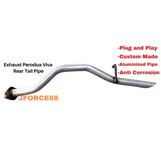 Exhaust Viva Rear Tail Pipe Plug and Play/Ekzos Viva Exzos Paip ...