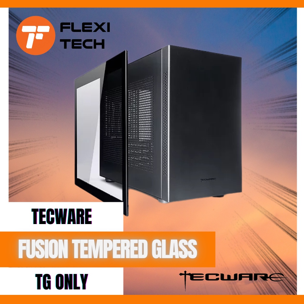 Flexi Tech TECWARE Tempered Glass for Tecware Fusion Casing | Shopee ...