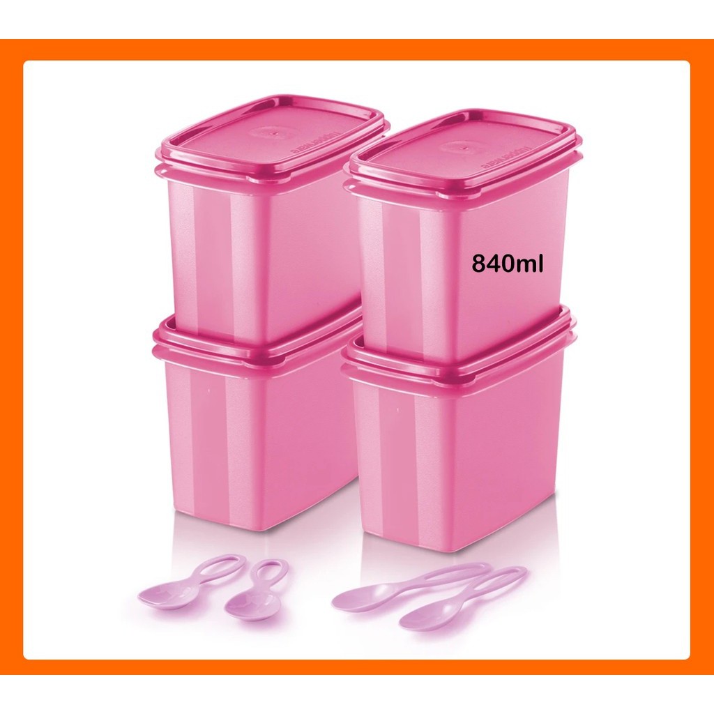 Shelf Saver with Spoon (4) 840ml | Tupperware Plus Shelf Saver with Spoon (4) 840ml | Tupperware Plus