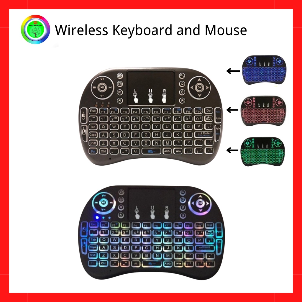 Mini Keyboard and Mouse (2.4Ghz Wireless Keyboard and Mouse) | Shopee ...
