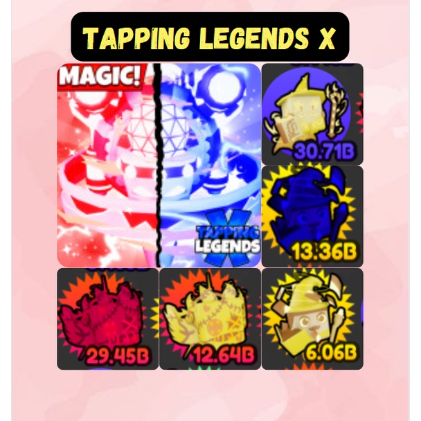 [ROBLOX] TAPPING LEGENDS X | GODLY & EXOTIC | Shopee Malaysia