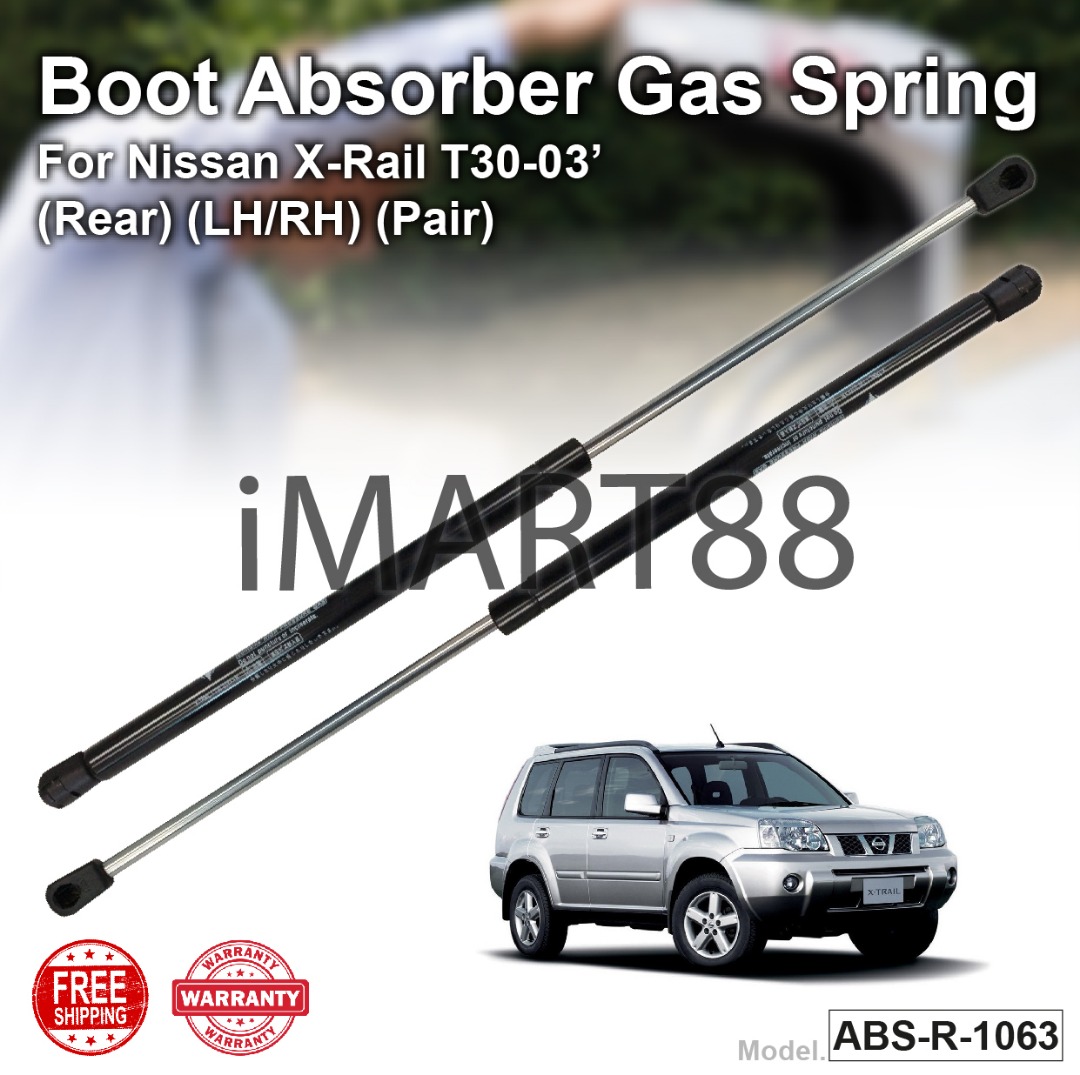 Nissan X-Trail T30 2003 Rear Bonnet Damper Boot Absorber Gas Spring Set ...