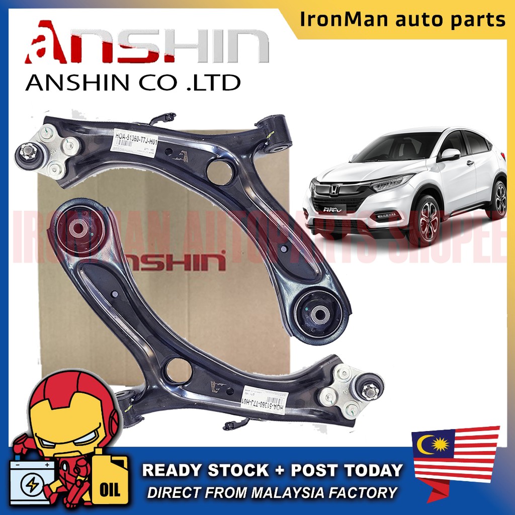 ORIGINAL ANSHIN JAPAN HONDA HRV FRONT LOWER ARM SUSPENSION | Shopee ...