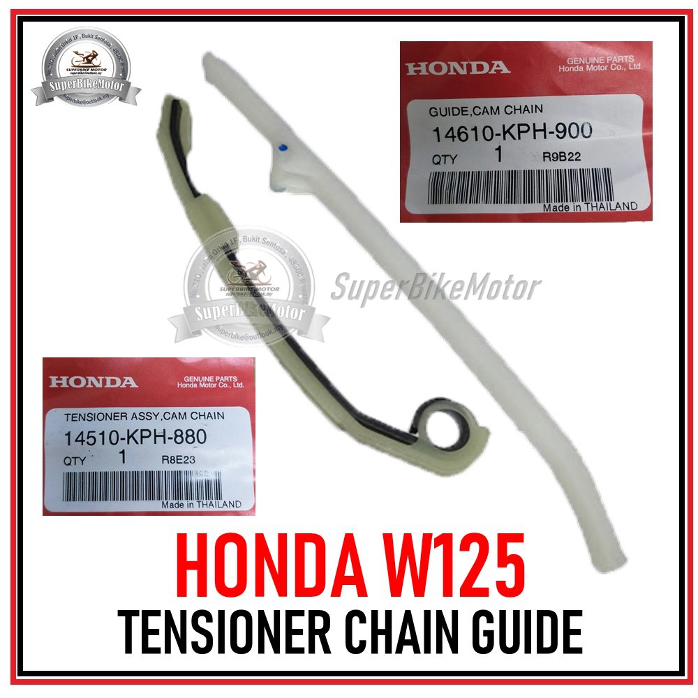 HONDA W125 - 100% Original HONDA Tensioner Chain Guide - [14510-KPH-880 ...