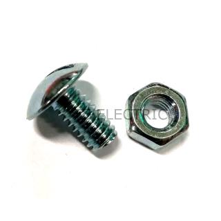 (50PCS) 1/4" X 1/2" TRUNKING USE BOLT AND NUT SCREW GI TRUNKING METAL ...