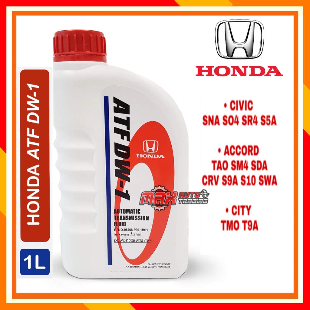Honda ATF DW1 DW-1 DW 1 1L Automatic Transmission Fluid Oil ATF | Shopee Malaysia