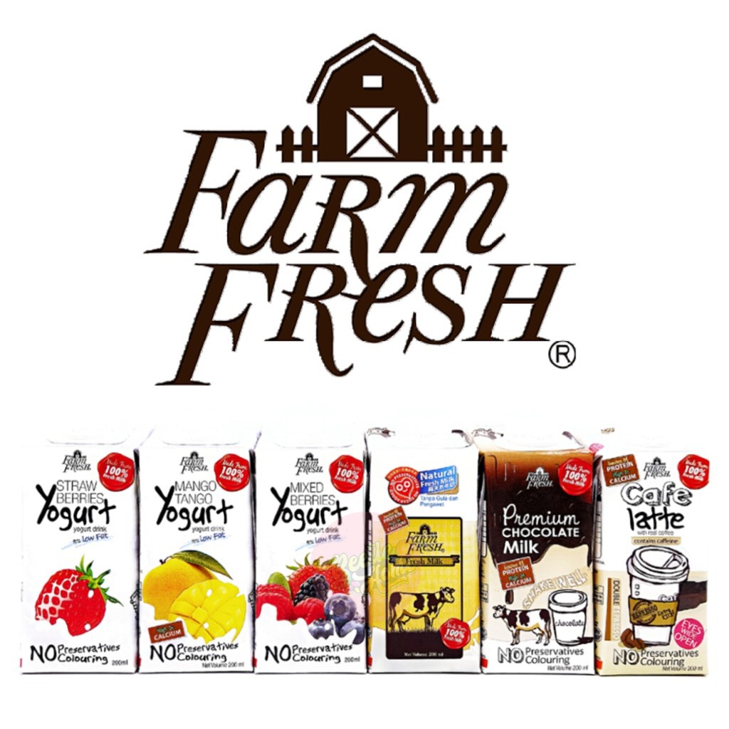 [READY STOCK]Susu Farmfresh 200ml-Milk-Yoghurt-fresh milk-susu segar ...