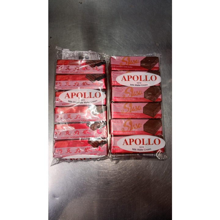 Apollo milk chocolate wafer cream biscuits 5pcs | Shopee Malaysia