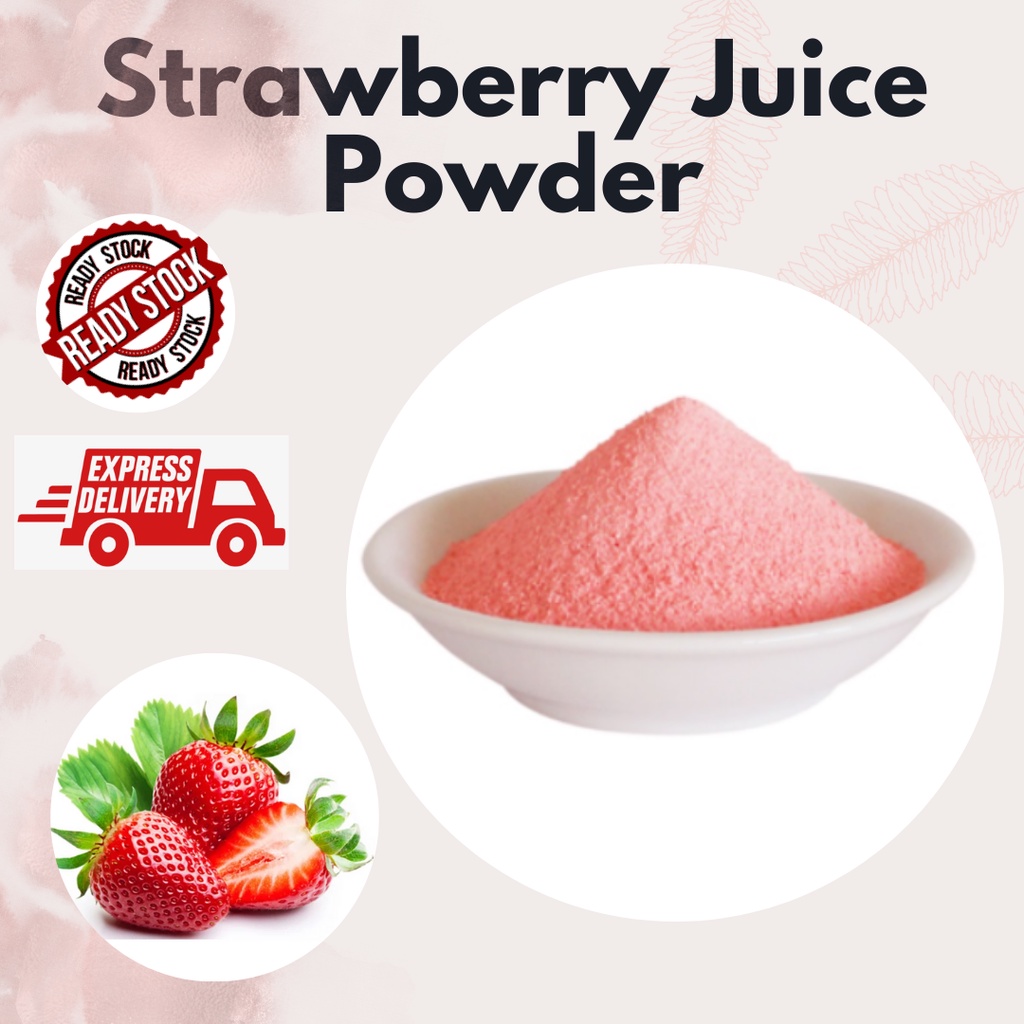 Strawberry Juice Powder - 100g | Shopee Malaysia