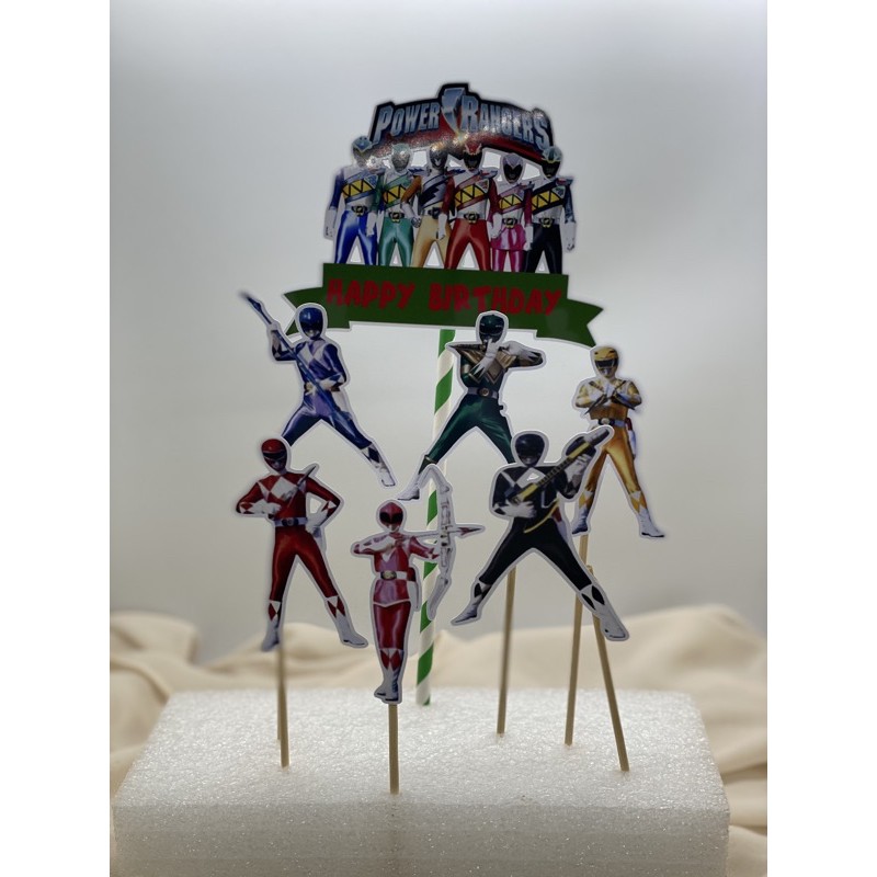 Power Rangers Cake Topper | Shopee Malaysia