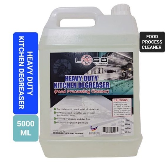 HEAVY DUTY KITCHEN DEGREASER(FOOD PROCESSING CLEANER)5L | Shopee Malaysia