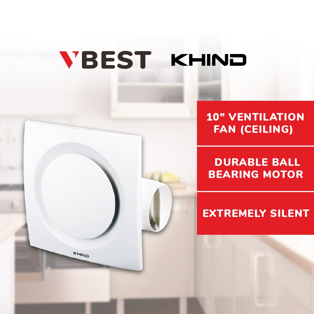 KHIND 10" Ventilation Fan (Ceiling Type) VF102 | Shopee Malaysia