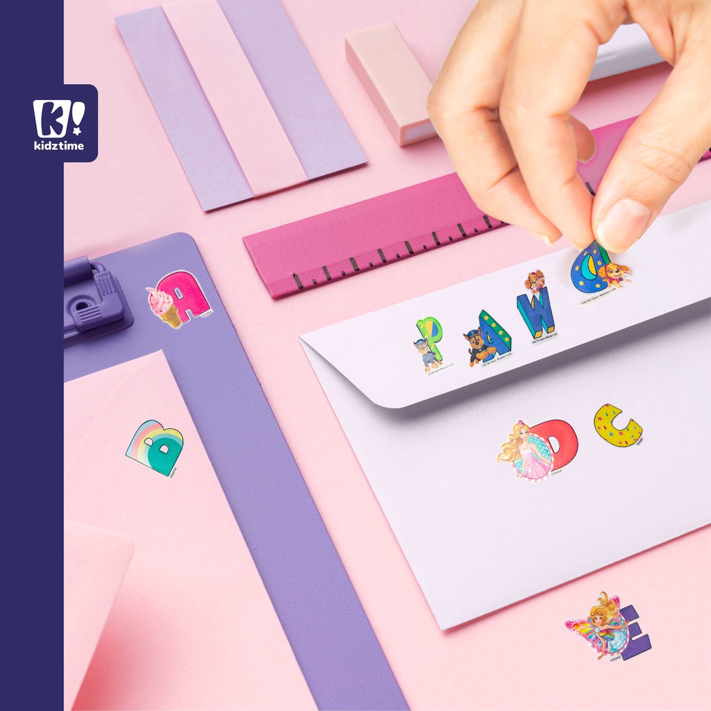 Kidztime Alphabet Stickers Waterproof Stickers Children Fun Stickers ...