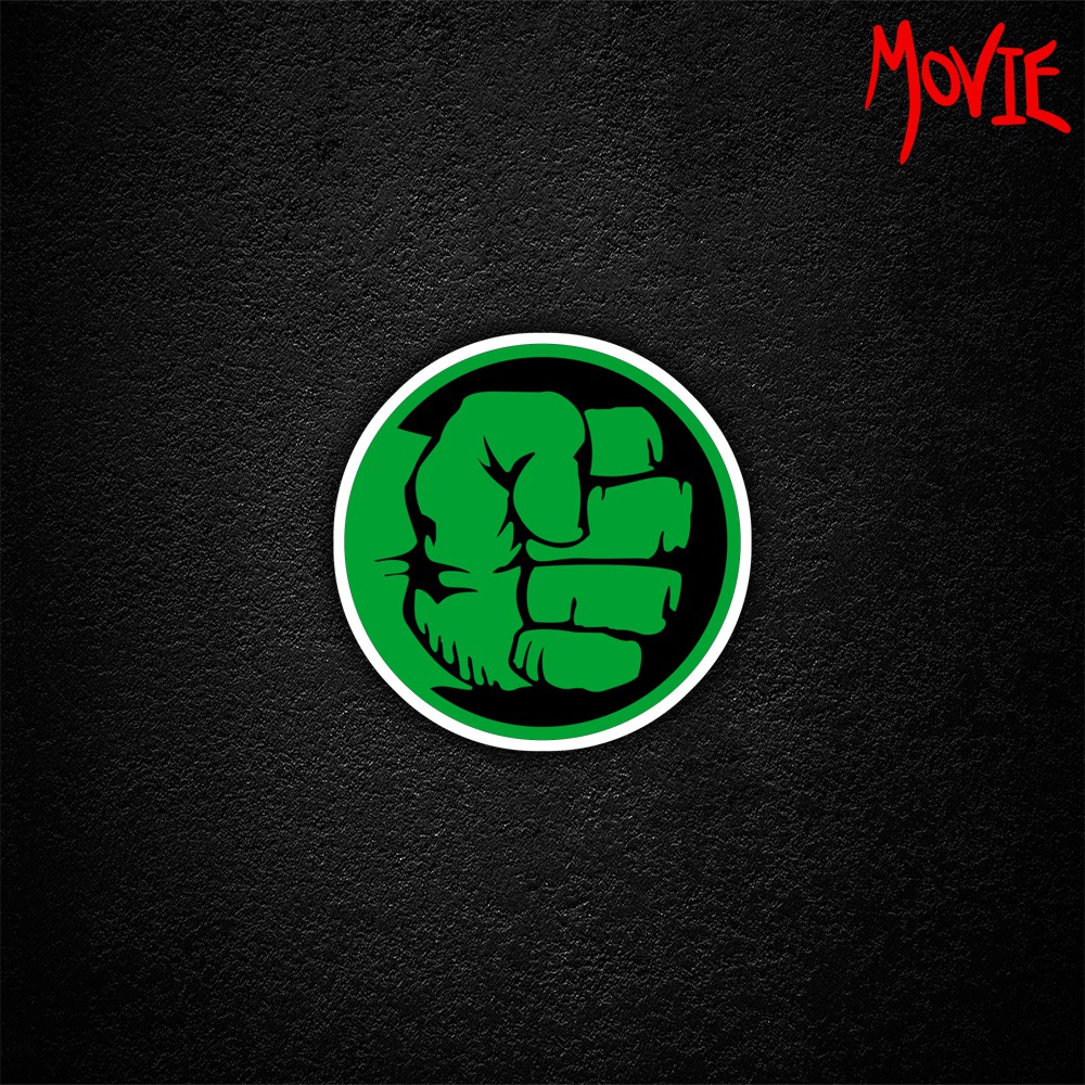 THE HULK LOGO - Premium Fan-made Sticker (MOVIE series) | Shopee Malaysia