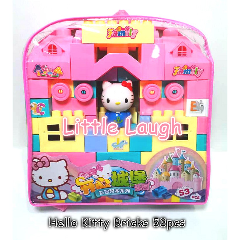 Hello Kitty Building Bricks and Blocks (53pcs) | Shopee Malaysia