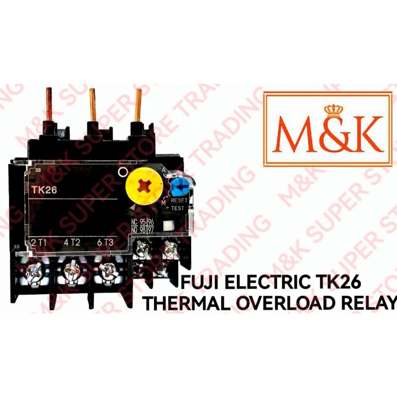 FUJI ELECTRIC TK26 THERMAL OVERLOAD RELAY Price per pc | Shopee Malaysia