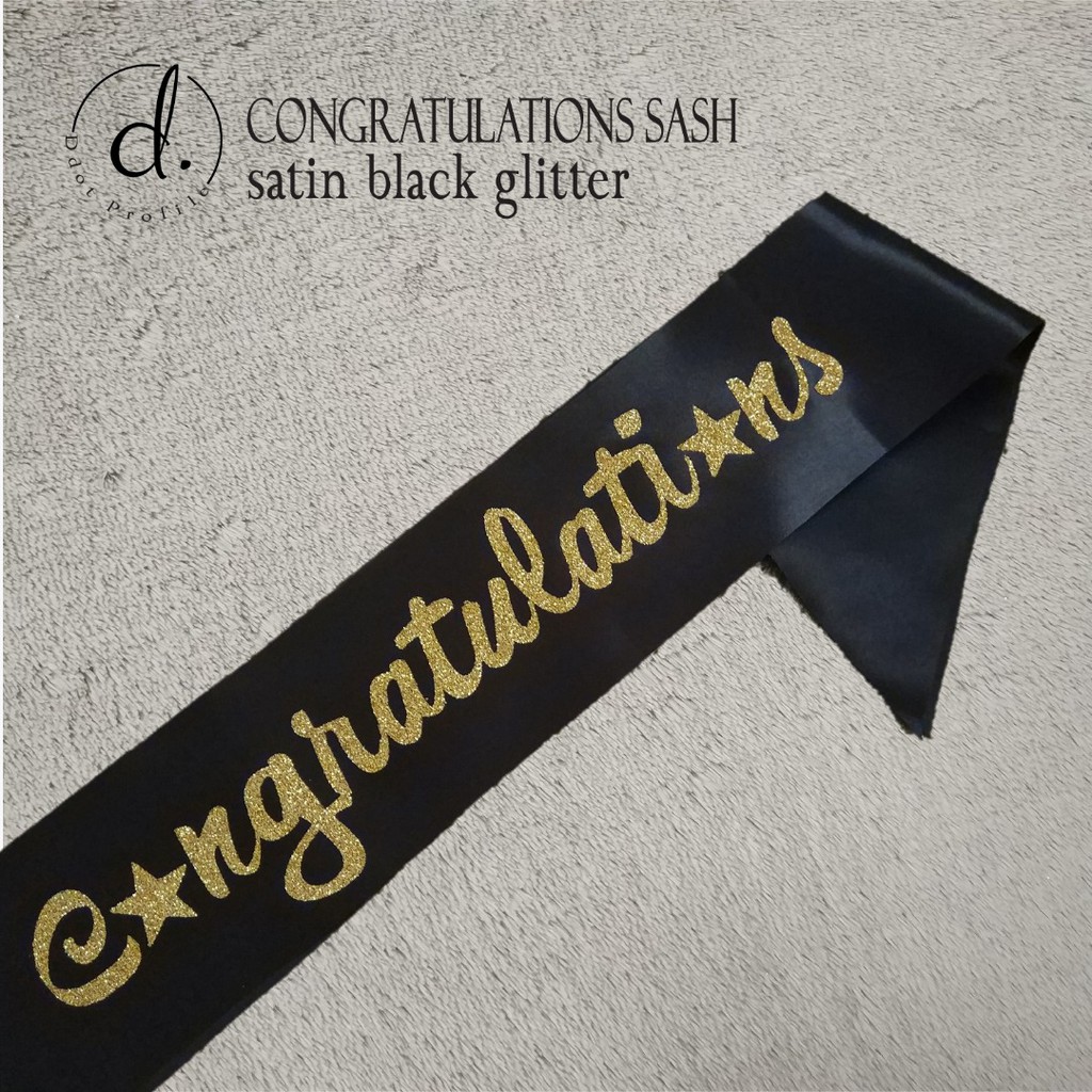 Congratulations Sash / Convocation / Selempang Graduation / Graduated ...