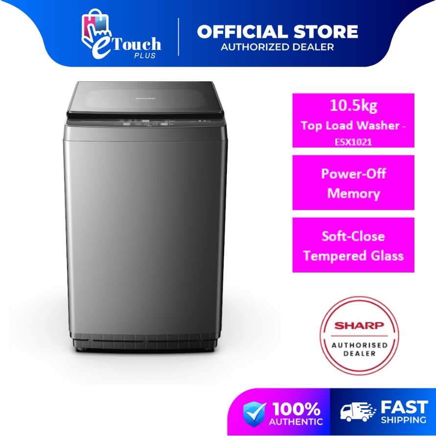 Sharp 10.5kg Washing Machine Premium Model Series ESX-1021 / ESX1021 ...