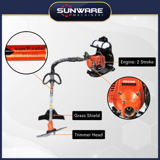OGAWA BG328AK BG328 Backpack Brush Cutter Grass Trimmer Mesin Rumput ...