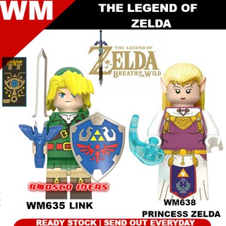 WM6053 The Legend Of Zelda Minifigures WM635 WM636 WM637 link & WM638 ...