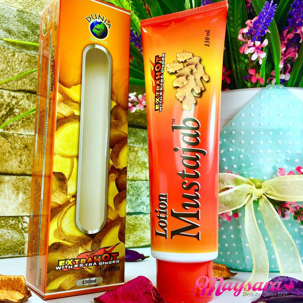 DUNIA HERBS Lotion Mustajab (EXTRA HOT with Extra Ginger) 130ml ...