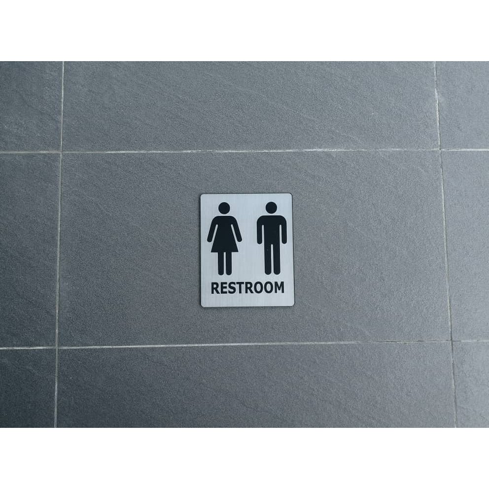 Toilet Signage Logo Name Plate ( Acrylic ) | Shopee Malaysia