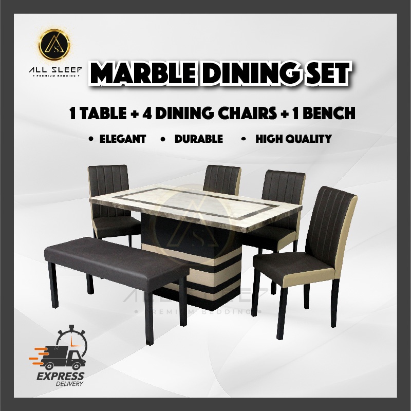 Dining Set Meja Makan Murah Meja Makan Dining Chair Home solid ...