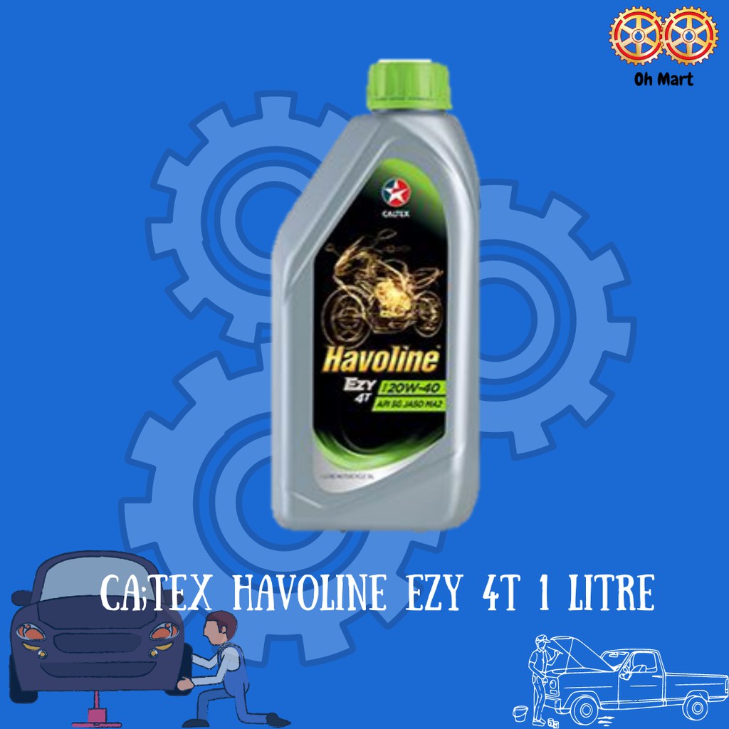 CALTEX HAVOLINE EZY 4T SAE 20W-40 (1Liter) | Shopee Malaysia