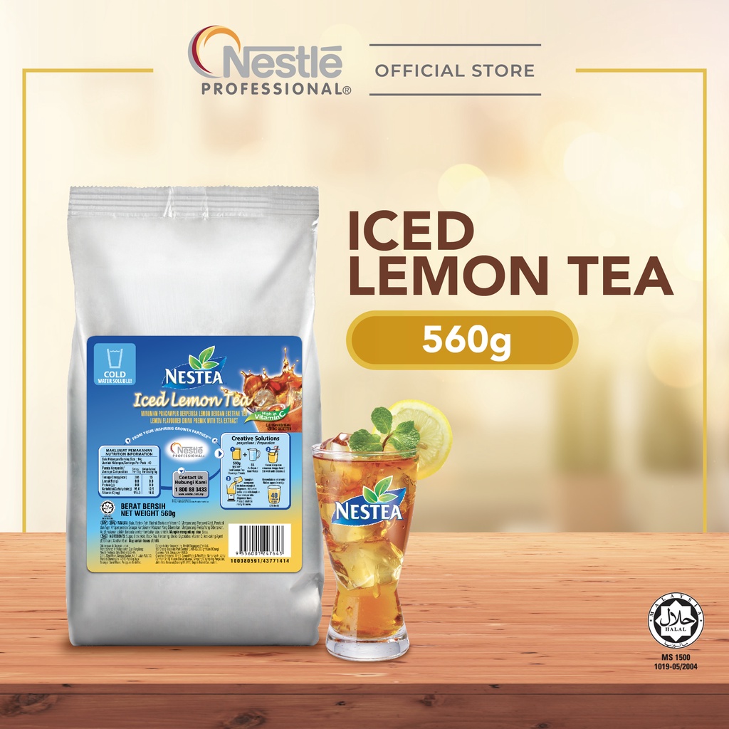 NESTEA Lemon Tea Teh Lemon - 560g | Shopee Malaysia