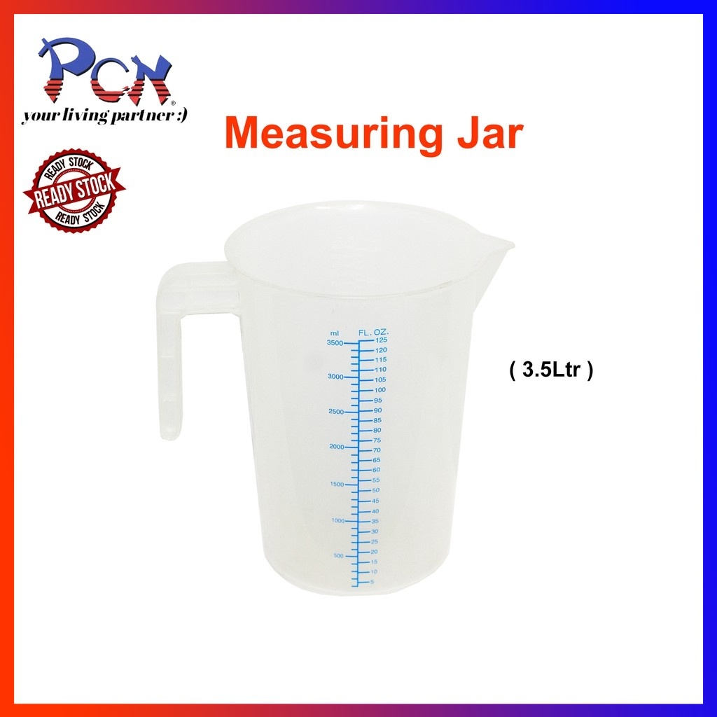 PCN Plastic Measuring Jug/ Food Grade Liquid Measuring Jar/ Jug ...