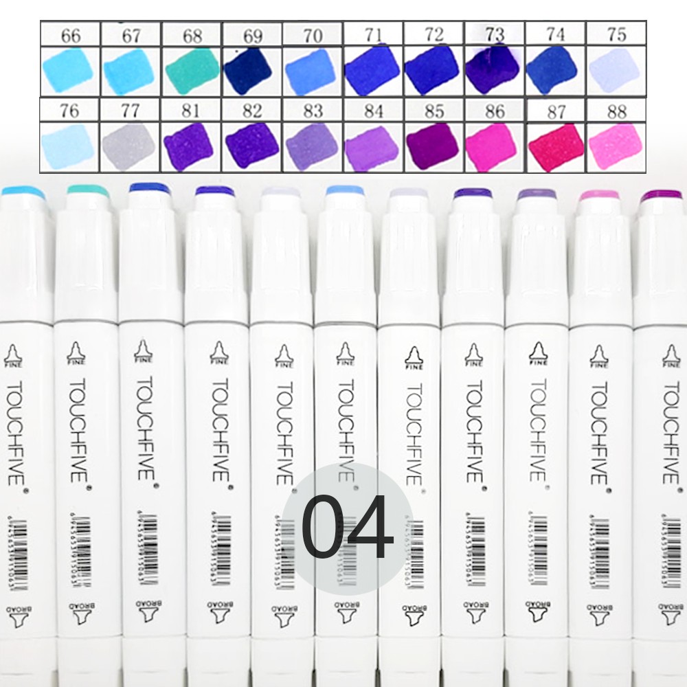 [YARNPAPER] TOUCHFIVE Marker Single Color (Page04) | Shopee Malaysia