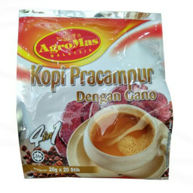Agromas Kopi Pracampur Dengan Gano / Agromas Coffee With Ganoderma ...