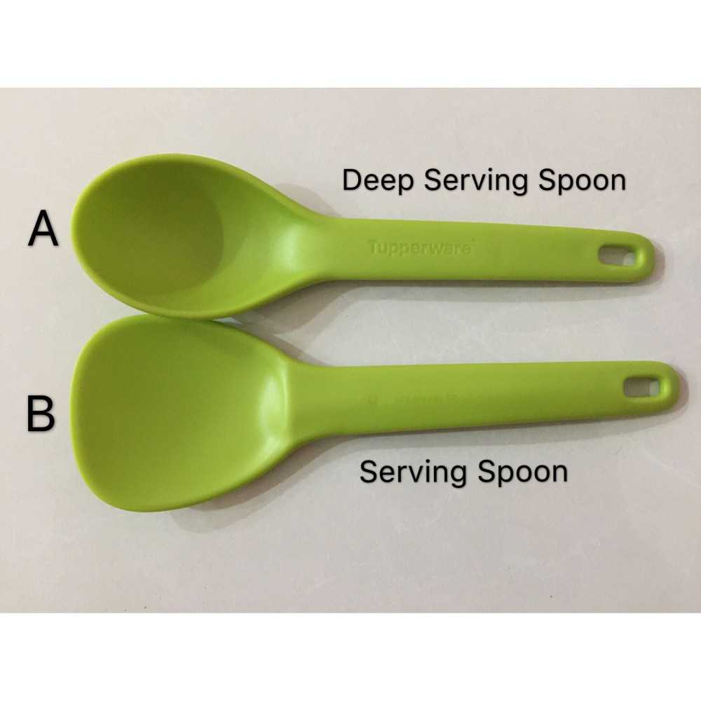 Tupperware green serving spoon | Shopee Malaysia