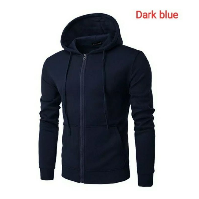 🇲🇾Ready stock [𝐒-𝟔𝐗𝐋] Hoodies Unisex Long Sleeve Solid Zipper ...