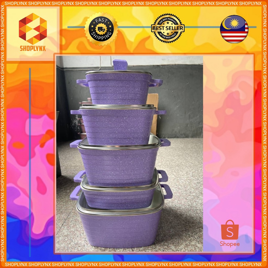 [Shoplynx] Vaken Uakeen Periuk Rendang Periuk Batu Granite Induction ...