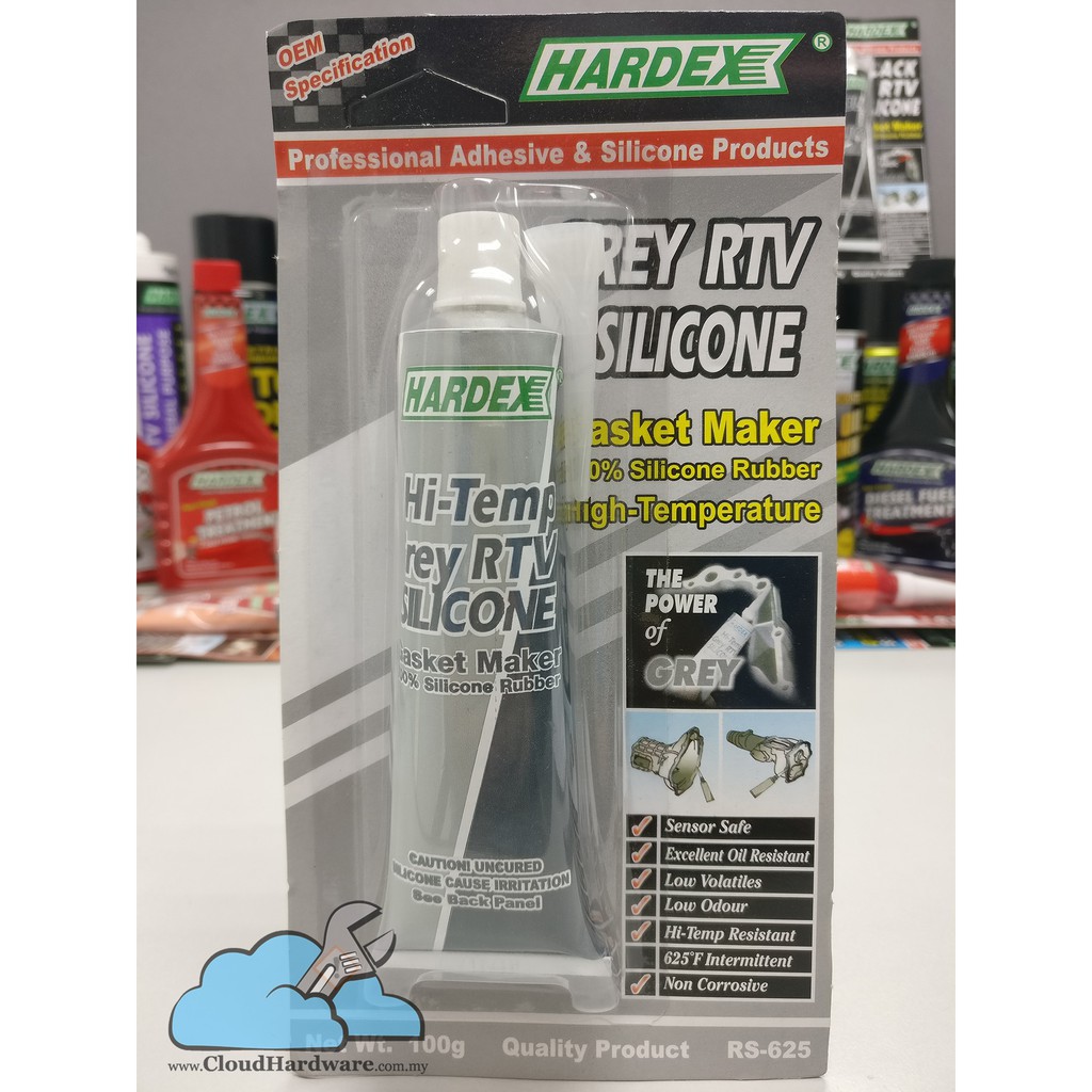 HARDEX HI TEMP GREY SILICONE SEALANT [CHRS625] | Shopee Malaysia