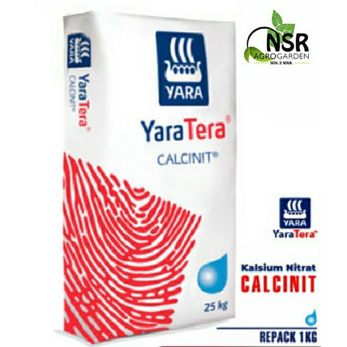 Calcium Nitrate YaraTera (CALCINIT) BAJA SUBUR Larut Air / Calcium ...