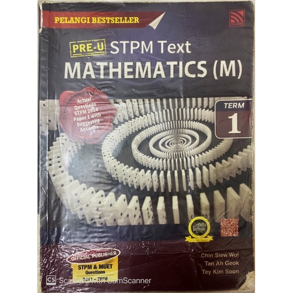 Sem 1 Stpm Math M Text Book (Used) | Shopee Malaysia