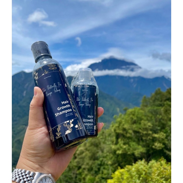 Shampoo Bunga Telang MAJESTIQUE HAIR ESSENTIALS | Shopee Malaysia