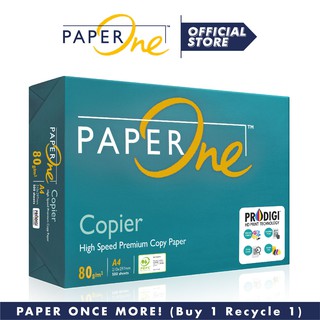 PaperOne A4 Copier Paper 80gsm 2500 Sheets (5 Reams) | Shopee Malaysia