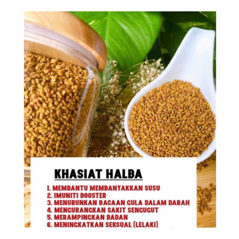 Fenugreek Seed/Biji Halba untuk masakan dan pelbagai kegunaan | Shopee ...