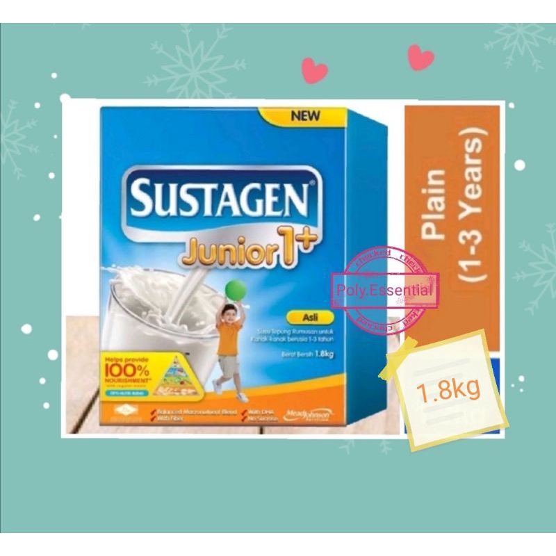 {CLEARANCE} Sustagen Junior 1+ Asli / Kid 3+/ School 6+ Madu/Coklat/Vanilla/Asli 600g | Shopee ...
