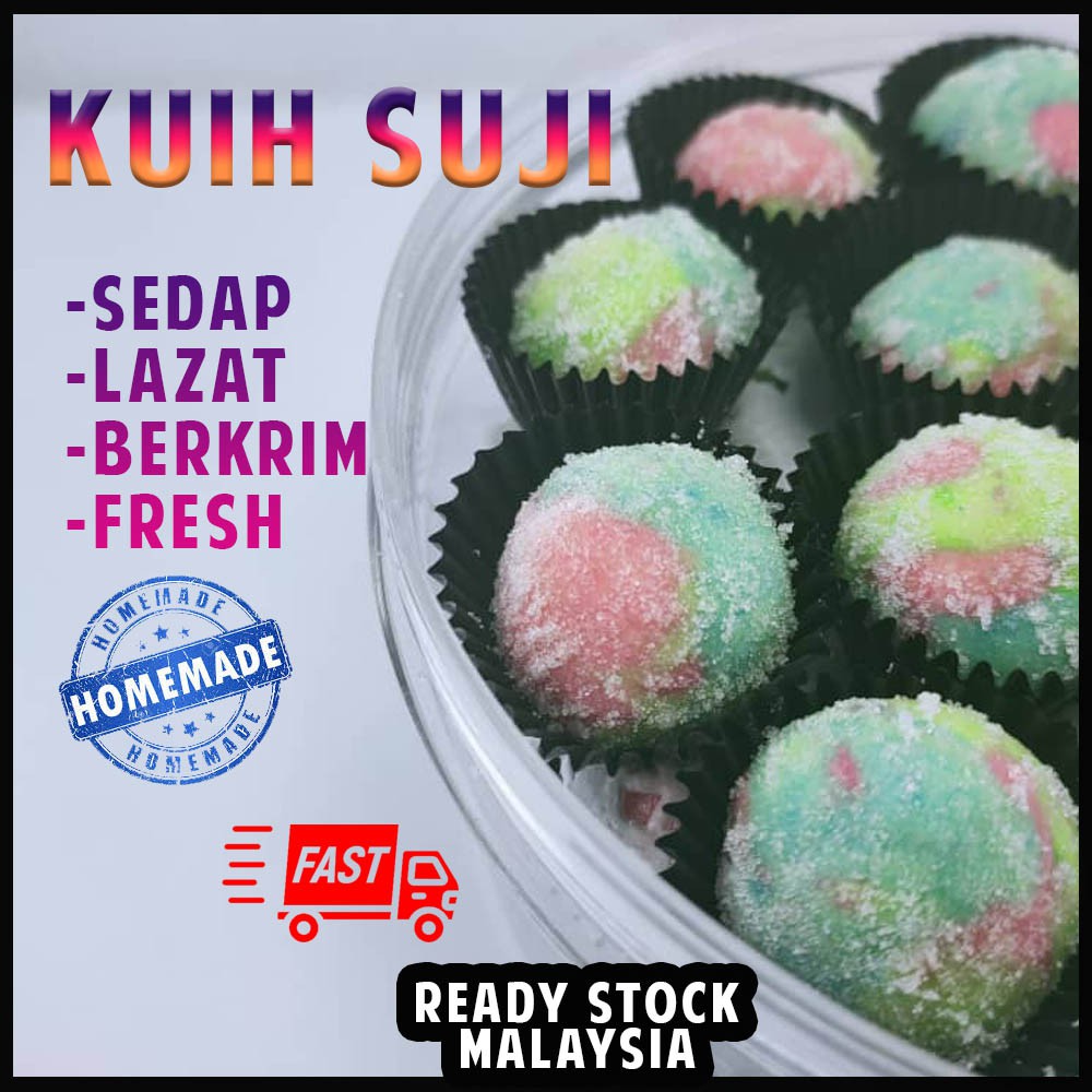 ( KUIH RAYA ) KUIH SUJI PELANGI FRESH 32PCS ( HOMEMADE ) | Shopee Malaysia