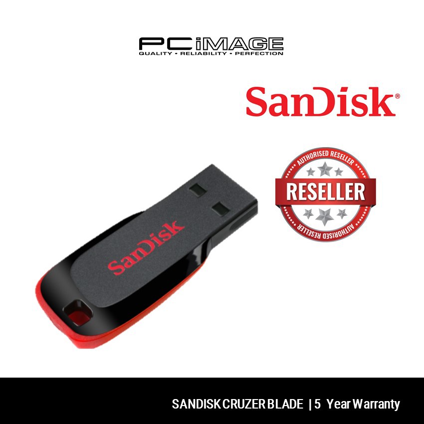 SanDisk Cruzer Blade USB Flash Drive CZ50 (16GB) | Shopee Malaysia