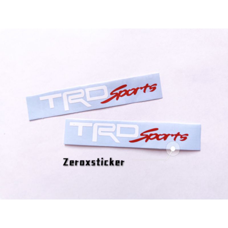 TOYOTA TRD Sticker Car Side Window Stickers VIOS STICKER TRD SPORT ...