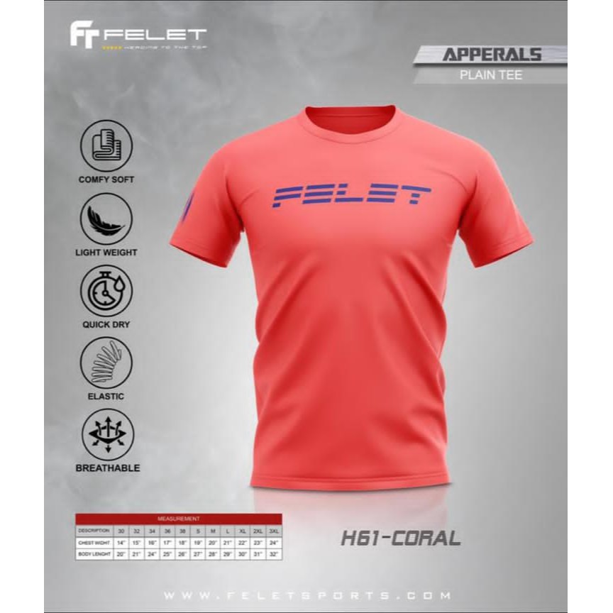 FELET H-61(CORAL) 100% original by FLEET | Shopee Malaysia