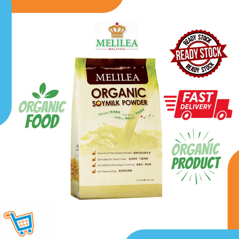 [READY STOCK] - MELILEA ORGANIC SOYMILK POWDER (HALAL) | Shopee Malaysia