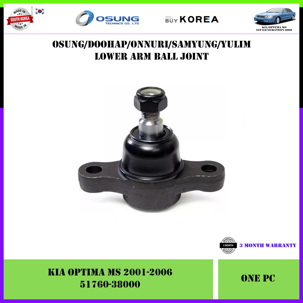Kia Optima MS 2001-2006 Lower Arm Ball Joint (51760-38000) | Shopee ...