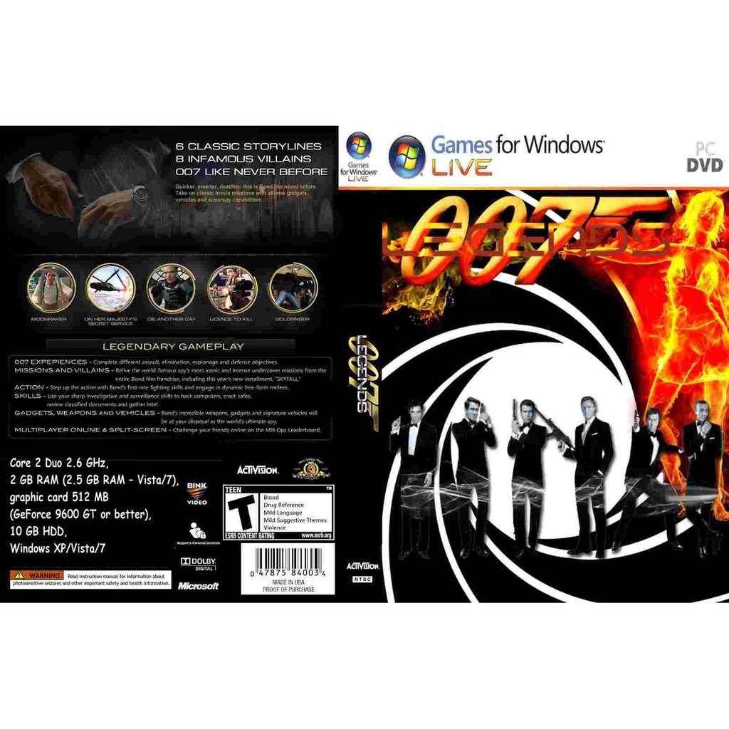 (PC) James Bond 007 - Legends | Shopee Malaysia
